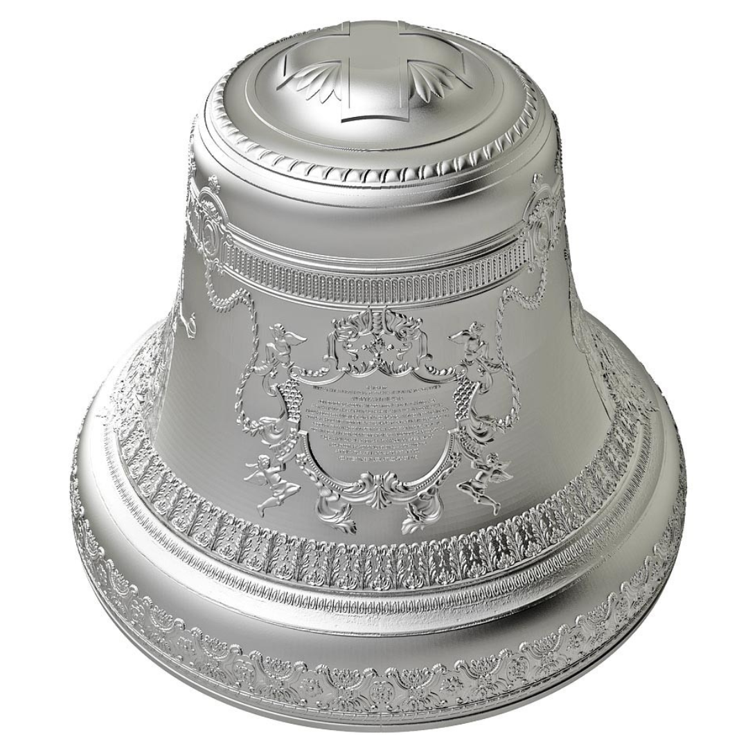 TSAR BELL ROYAL KOLOKOL $10 Silver Coin Niue Island 2017 Bell 3D shaped ...